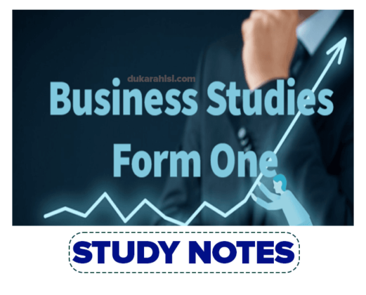 Chemistry Form One Notes All Topics New Syllabus & Improved Curriculum 2025