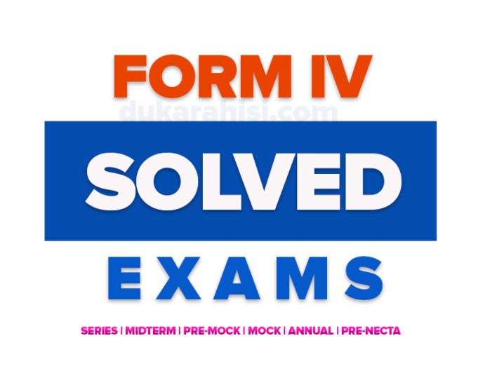 Inter Islamic Form Four Mock Exams 2024 With Marking Guide